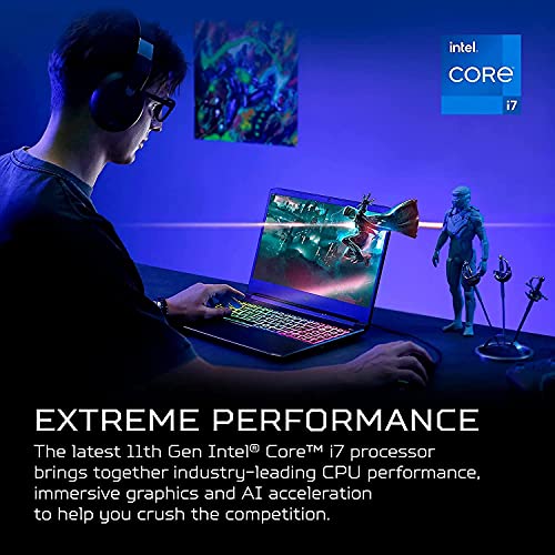 Acer Newest Predator Helios 300 Gaming Laptop | NVIDIA GeForce RTX 3060 | Intel i7-11800H | 15.6" FHD 144Hz 3ms IPS | Win 10 H | Killer WiFi 6 | Accessories (32GB RAM | 2TB PCIe SSD |1TB HDD)