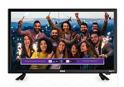 RCA 24-inch Flat Screen 720p Roku Smart LED TV - RTR2461, 2022 Model