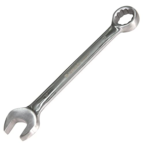 WEDO Stainless Steel Wrench Combination Open End 12 Points Box, Anti-Corrosion, High Strength,Polished Surface, DIN Standard Size 1/2~9/16inch (SS8101A,SS420)