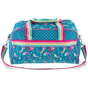 stephen joseph kids' duffle bag, mermaid, one size