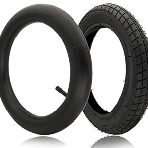 12 1/2 x2 1/4 Tire and Tube Set, 12.5 x 2.25 Bike Tire Compatible for Razor Pocket Mod Dirt Bike Currie Schwinn GT IZIP eZip MX125 Dirt Rocket, Replacement Kids Bike Tires 12.5 x 2.25