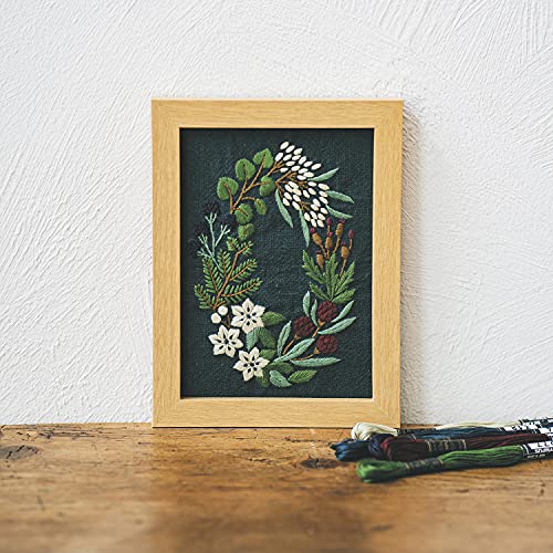 Olympus Thread Embroidery Kit, Makabalice, Four Seasons Frame, Winter No. 7540