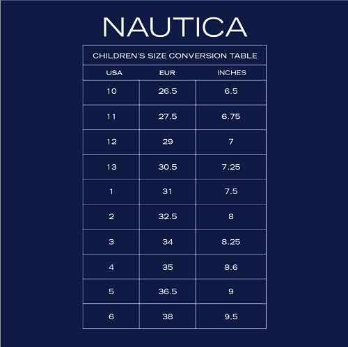 Nautica Kids Toddler Light Up Flashing Sneaker Athletic Slip-On Bungee Running Shoes Boy-Girl Toddler Little Kid-Neave Buoy Light-Black Cobalt-11