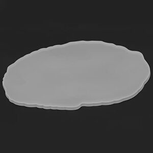 Resin Coaster Molds, Silicone Material Translucent Tray Inside Compatible with Most Materials Cups Mat for Trays for Gifts for DIY Coasters