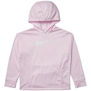 Nike Girl's Pullover Hoodie (Little Kids/Big Kids) Pink Foam/White/White SM (8 Big Kid)