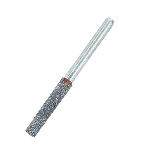 Grinding Stone, 3Pcs 4Mm 5/32In Diamond Chainsaw Sharpener Burr Stone File Sharpening Tool For Rotating Tool（Cylindrical）