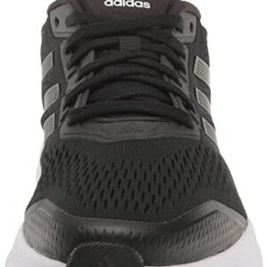 adidas Men's Questar Running Shoe, Black/White/Grey, 12