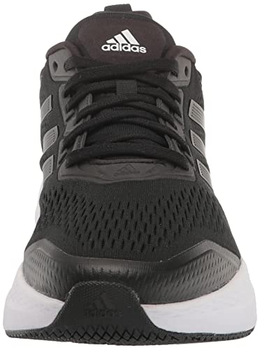 adidas Men's Questar Running Shoe, Black/White/Grey, 12