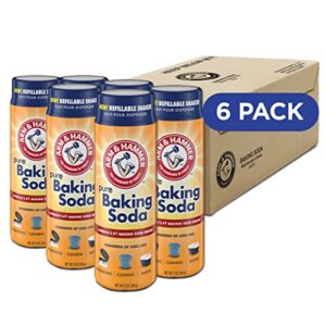 arm & hammer baking soda shaker, 12 oz, pack of 6