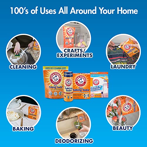 Arm & Hammer Baking Soda Shaker, 12 Oz, Pack of 6