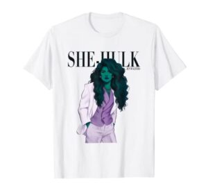 marvel avenger she-hulk jen walters women’s history month t-shirt