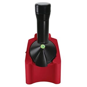 Yonanas 902RD Classic Vegan, Dairy-Free Frozen Fruit Soft Serve Maker, Includes 36 Recipes, 200-Watts, Red