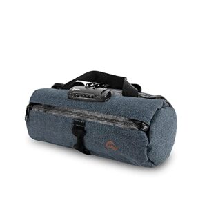 duffle bag small 10"- smell proof - with combo lock - sk9 premium odorless technology (blue navy)