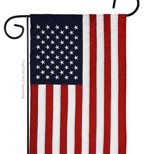 US MILITARY United State Burlap Garden Flag Pack Armed Forces Marine Corps USMC Semper Fi American Military Veteran Retire Official Applique House Banner Small Yard Gift Double-Sided, Made in USA