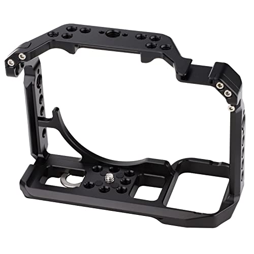 Camera Full Cage for Sony Alpha 7S III / A7Siii/A7S3/A7s3 Built-in NATO Rail with Cold Shoe