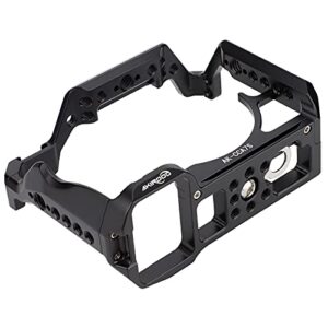 Camera Full Cage for Sony Alpha 7S III / A7Siii/A7S3/A7s3 Built-in NATO Rail with Cold Shoe