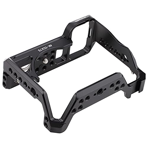 Camera Full Cage for Sony Alpha 7S III / A7Siii/A7S3/A7s3 Built-in NATO Rail with Cold Shoe