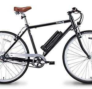 Hurley Electric Bikes Amped Urban Single Speed E-Bike (Blue Sea, Large / 19)