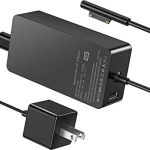 Sehonor Surface Pro Charger 65W Replacement for Microsoft Surface Pro 3/4/5/6/7/7+/8/9/X Power Supply Adapter, Compatible for Microsoft Surface Laptop 1/2/3/4/5Tablet,Works with 65W/44W/36W/24W