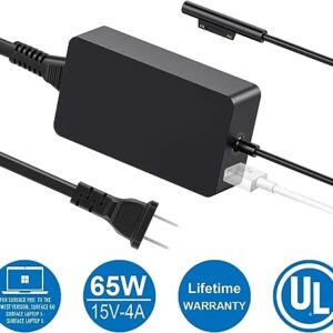 Sehonor Surface Pro Charger 65W Replacement for Microsoft Surface Pro 3/4/5/6/7/7+/8/9/X Power Supply Adapter, Compatible for Microsoft Surface Laptop 1/2/3/4/5Tablet,Works with 65W/44W/36W/24W