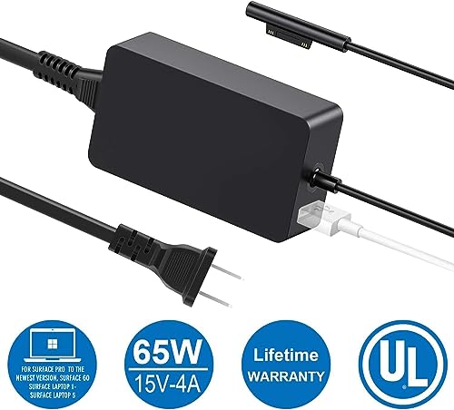 Sehonor Surface Pro Charger 65W Replacement for Microsoft Surface Pro 3/4/5/6/7/7+/8/9/X Power Supply Adapter, Compatible for Microsoft Surface Laptop 1/2/3/4/5Tablet,Works with 65W/44W/36W/24W