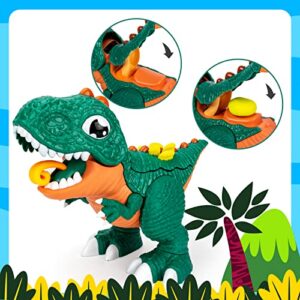 COVTOY Dinosaur Playdough Tool Kit for Toddlers 3 4 5 Year Old Boys Girls, Art & Craft Kit DIY Toy Set Make Your Own Play Dough, Dinosaur Toys for Kids 3-5 (24 Pcs Playdough Bulk Pack)