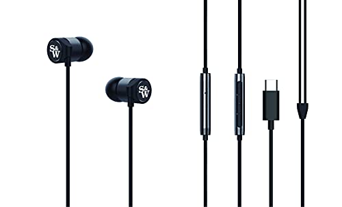 Strauss & Wagner Audio EM8C Wired Earbuds with USB-C Connection