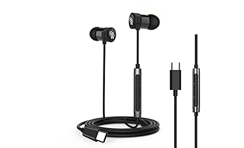 Strauss & Wagner Audio EM8C Wired Earbuds with USB-C Connection