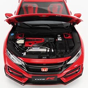 LCD MODELS 1/18 Civic Type-R (FK8) 2020 Red LCD18005B-RE