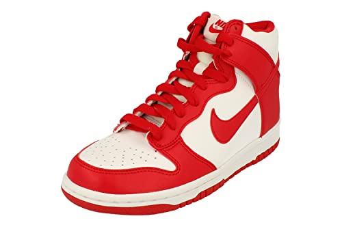 Nike Youth Dunk High GS DB2179 106 White/University Red - Size 4Y