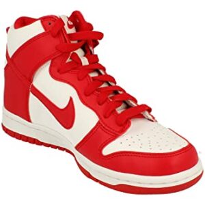 Nike Youth Dunk High GS DB2179 106 White/University Red - Size 4Y