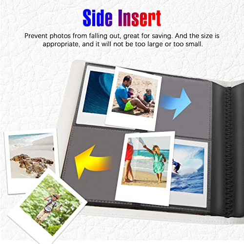 192 Pockets Photo Album for Fujifilm Instax Square SQ1 SQ6 SQ10 SQ20 Instant Camera, Fujifilm Instax SP-3 Mobile Printer, Extra Large Picture Albums for Fujifilm Instax Square Instant Film (White)