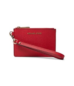 michael kors jet set small coin purse crimson one size