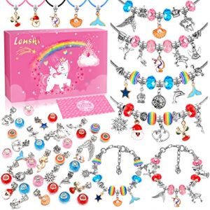 Lenski Gifts for Girls Kids, Arts and Crafts for Kids Ages 8-12, Girls Toys Age 6-8, Bracelet Making Kit Toys Gifts for Girls, Unicorns Gifts for Girls, Crafts for Girls Ages 5-12 Year Old