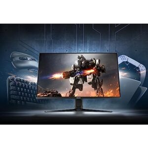 ASUS TUF Gaming 28” 4K 144HZ DSC HDMI 2.1 Gaming Monitor (VG28UQL1A) - UHD (3840 x 2160), Fast IPS, 1ms, Extreme Low Motion Blur Sync, G-SYNC Compatible, FreeSync Premium, Eye Care, DCI-P3 90%,BLACK