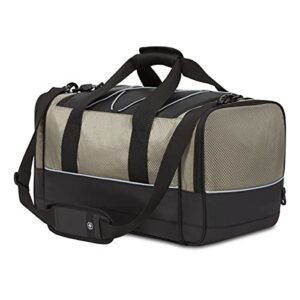 SwissGear Apex Travel Duffle Bags, Pewter Dobby, 20-Inch