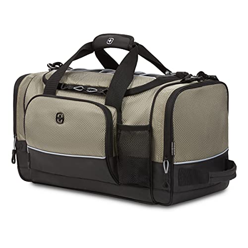 SwissGear Apex Travel Duffle Bags, Pewter Dobby, 20-Inch