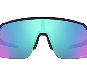 Oakley Men's OO9463A Sutro Lite Low Bridge Fit Rectangular Sunglasses, Matte Black/Prizm Sapphire, 39 mm