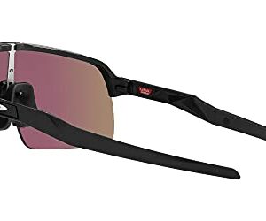 Oakley Men's OO9463A Sutro Lite Low Bridge Fit Rectangular Sunglasses, Matte Black/Prizm Sapphire, 39 mm