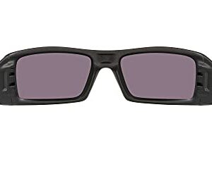 Oakley Men's OO9014 Gascan Rectangular Sunglasses, Steel/Prizm Grey, 60 mm