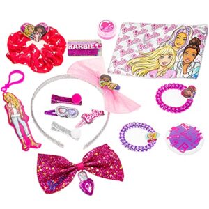 Barbie - Townley Girl Hair Accessories Box|Gift Set for Kids Girls|Ages 3+ (28 Pcs) Including Hair Bow, Headband, Hair Clips, Hair Pins and More, for Parties, Sleepovers and Makeovers