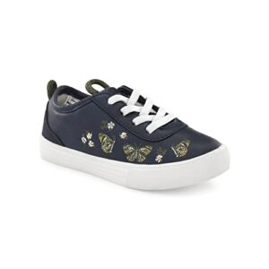 oshkosh b'gosh girls sugar sneaker, navy, 9 toddler