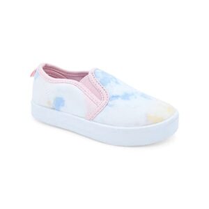 oshkosh b'gosh girls maeve slip on shoe, white multi, 7 toddler