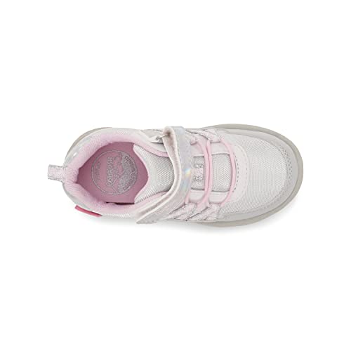 OshKosh B'Gosh Girls Sevvy Sneaker, Silver, 9 Toddler