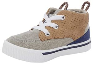 oshkosh b'gosh boy's chase high-top sneaker, multi, 10 toddler