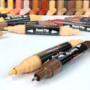 Acrylic Paint Pens Double Pack (Skin Tone)