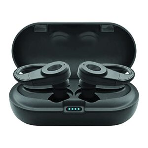 sentry blwbt991 earbuds true wireless hook with charge case black