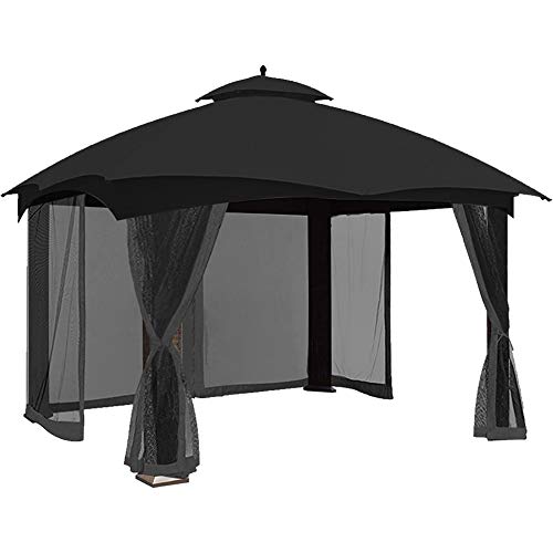 CoastShade Universal Replacement Canopy Mosquito Netting Screen Sidewalls Only for 10' x 12' Gazebo Canopy