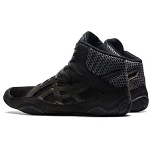 ASICS Men's Snapdown 3 Wrestling Shoes, 12, Black/Gunmetal