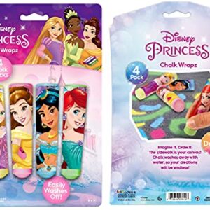 Disney Sidewalk Chalk Sticks (1 Pack Princess) Disney Princess Toy. Floor & Board Chalk, Outside Toys Jumbo Chalk, Non-Toxic Washable Art Set, Outdoor, Birthday Toys for Kids in Bulk B-7810-1